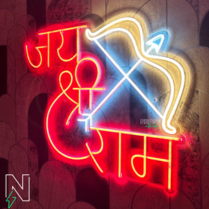 Jai Shree Ram Neon Sign – Neon Attack