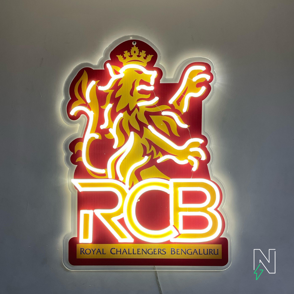 Buy RCB Neon Sign Online | Neon Attack