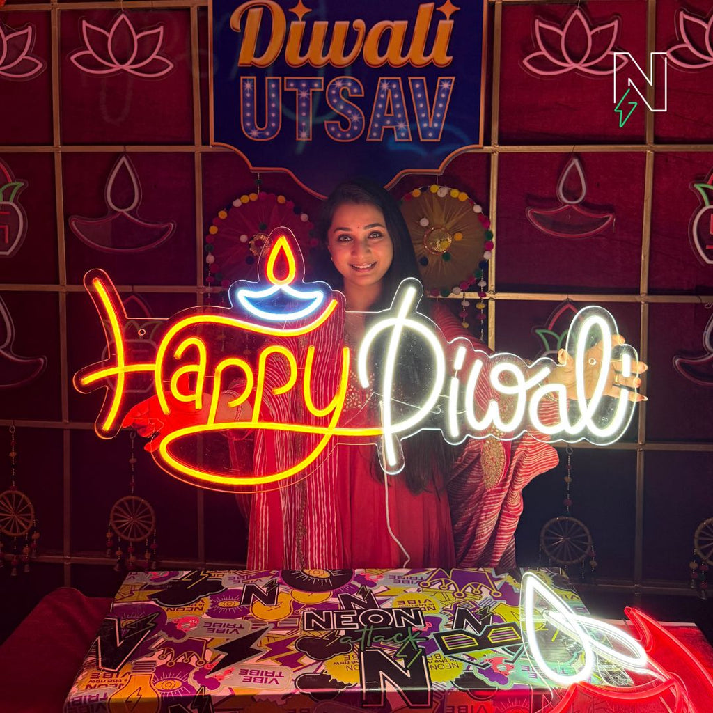 Happy Diwali 🪔 Neon Sign