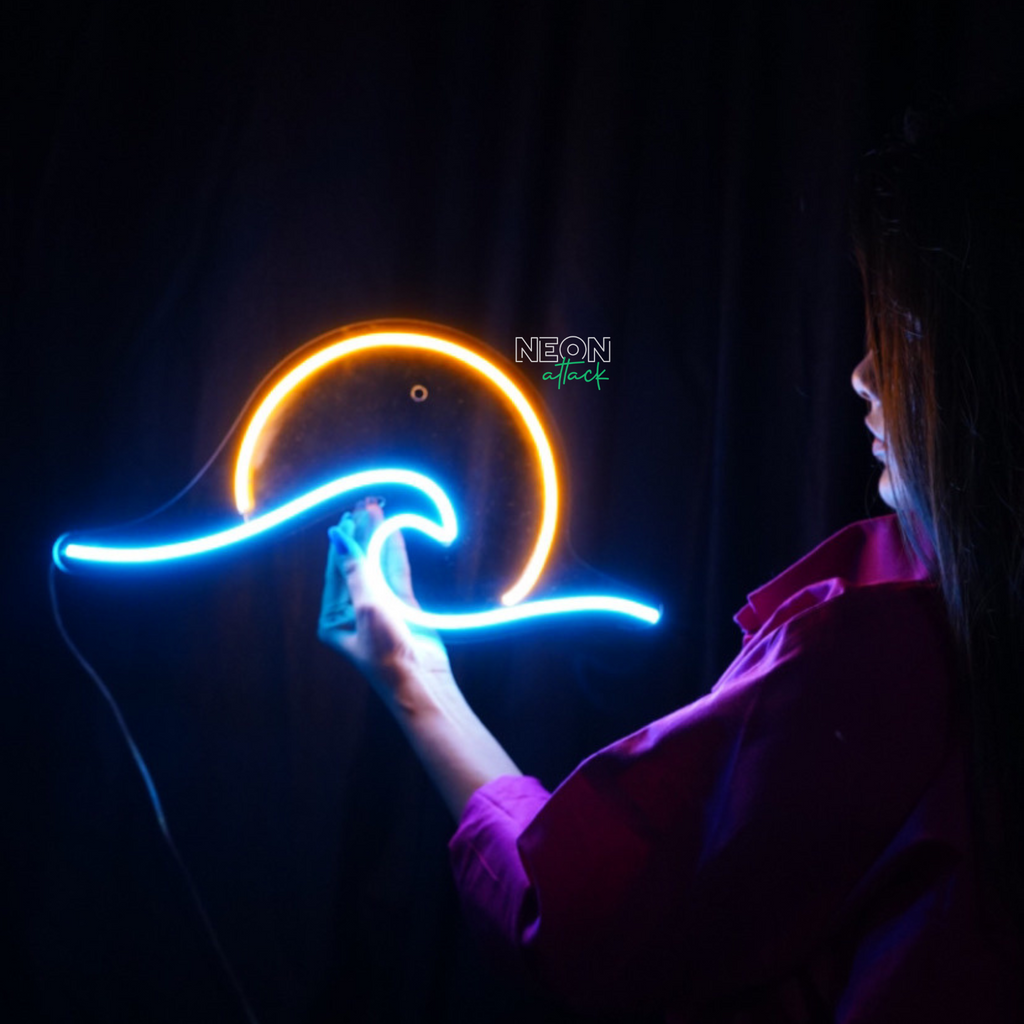 Buy Wave Neon Light Sign Online at the Best Price | Neon Attack