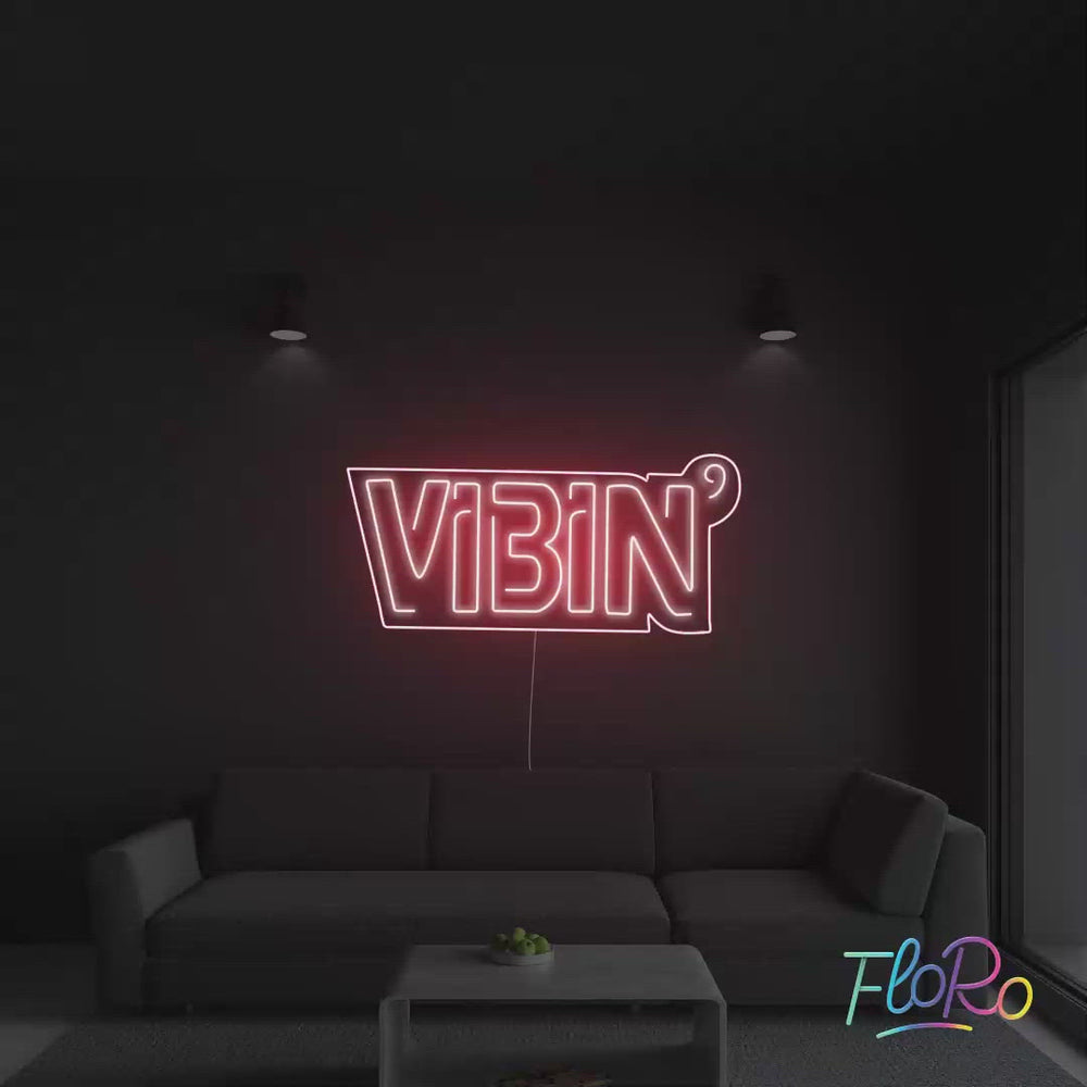 Buy Vibin FloRo Sign Online at the Best Price | Neon Attack