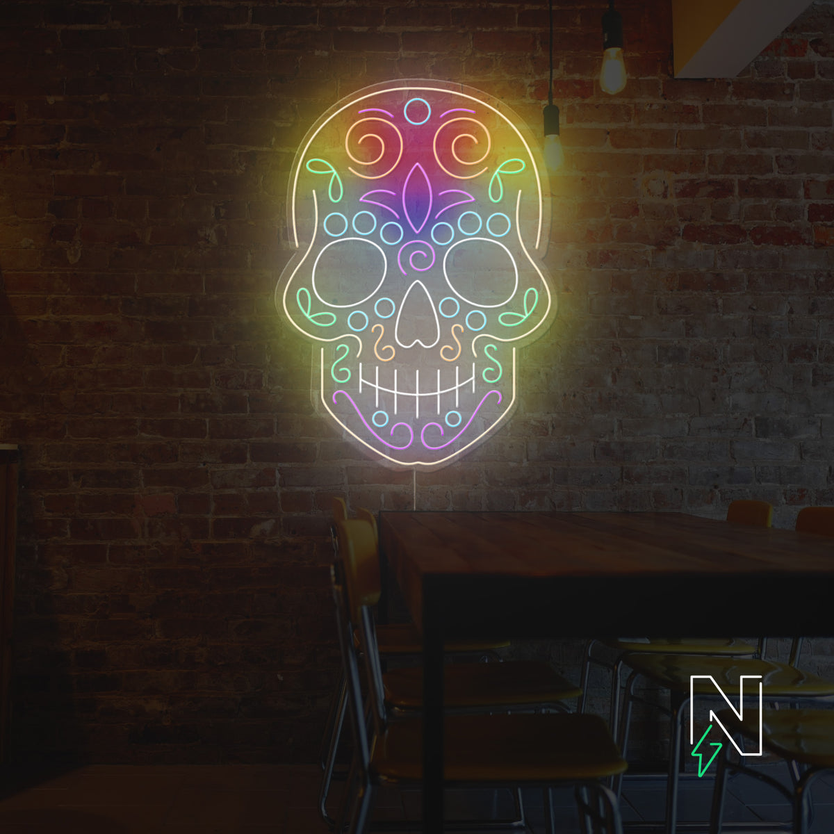 Buy Skull Neon Sign Online at the Best Price | Neon Attack