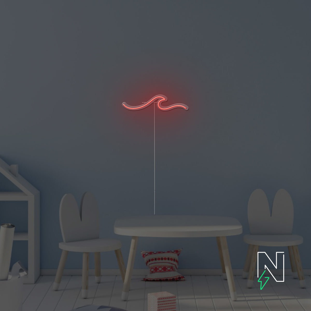 Buy Wave Neon Sign Online at the Best Price | Neon Attack