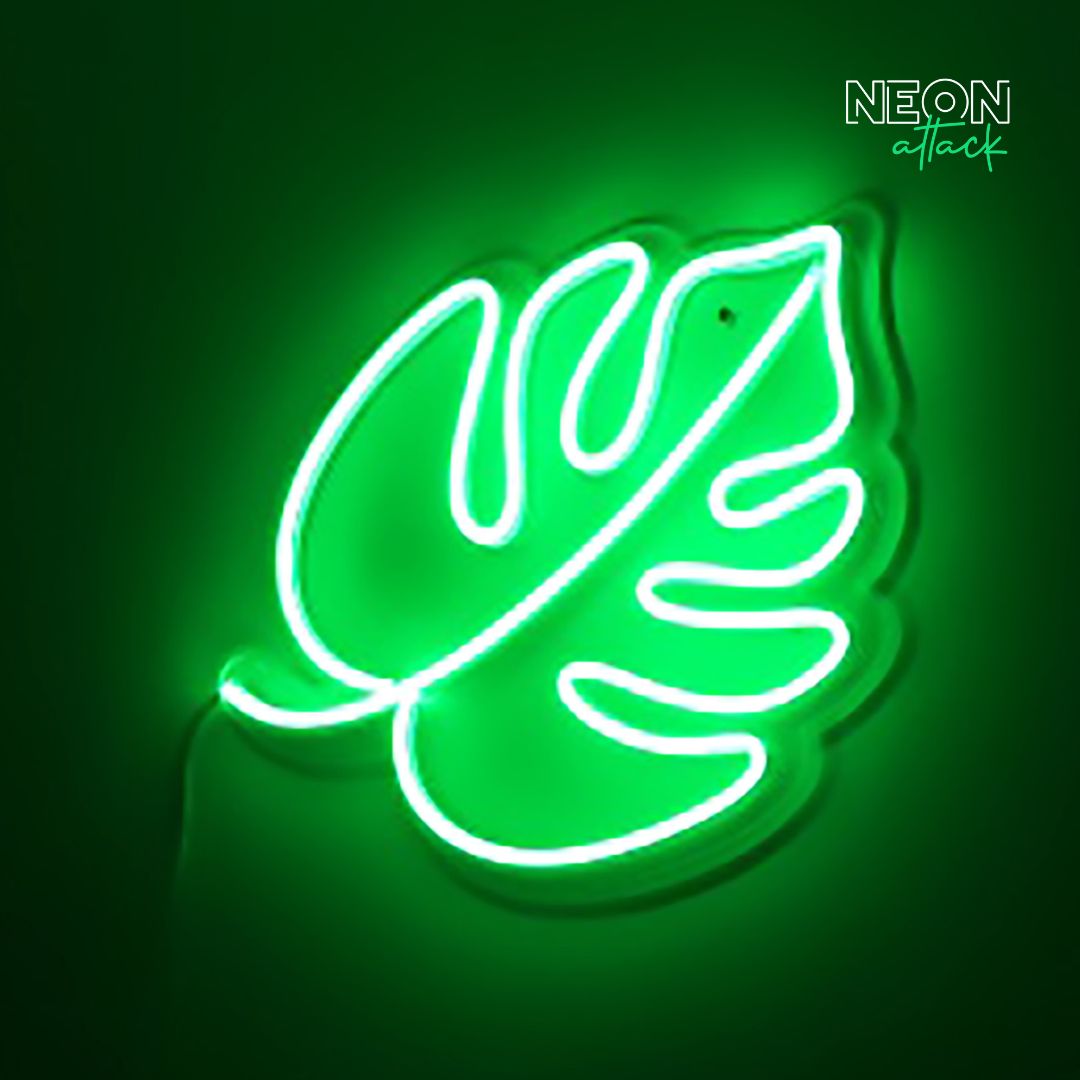 Buy Monstera leaf Neon Light Sign Online at the Best Price | Neon Attack