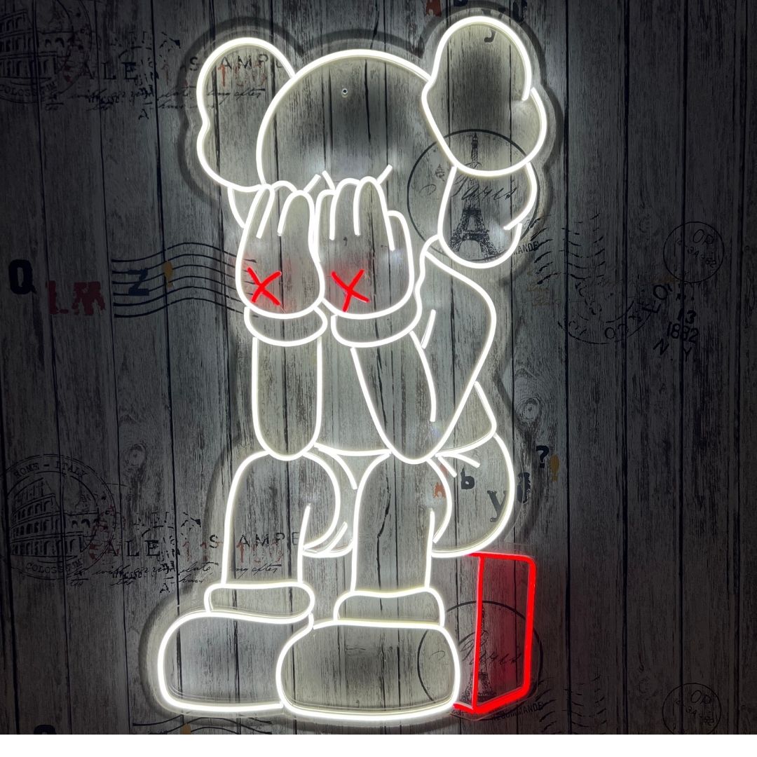 Buy Crying Kaws Neon Sign Online at the Best Price | Neon Attack
